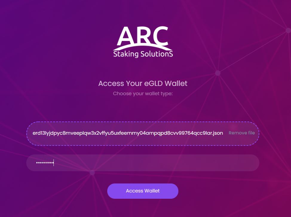 How to delegate by using the ARC Stake Wallet - ARC Staking