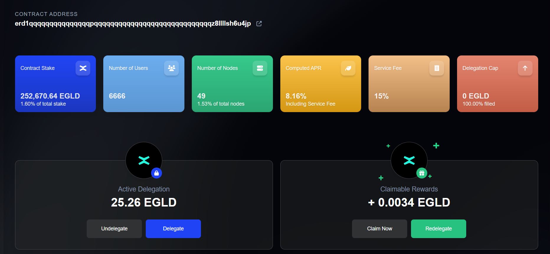 How to delegate by using the MultiversX Delegation Manager - ARC Staking